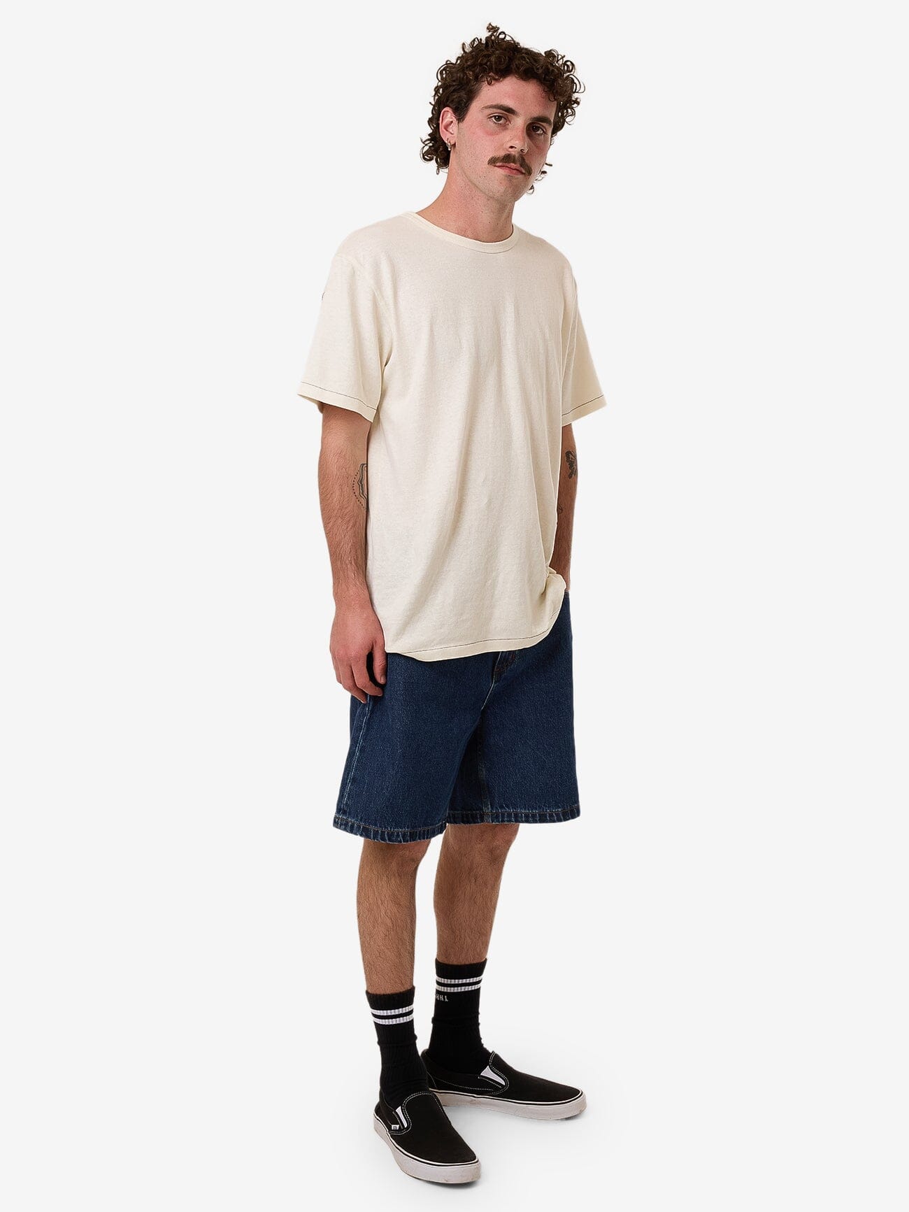 Slacker Denim Short in Blue | Thrills Co.