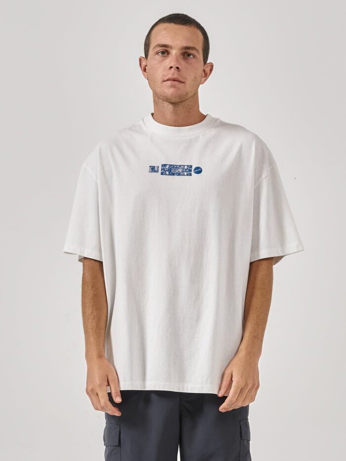 Energy Special Box Fit Oversize Tee - Dirty White | Thrills Co. | Thrills Co.