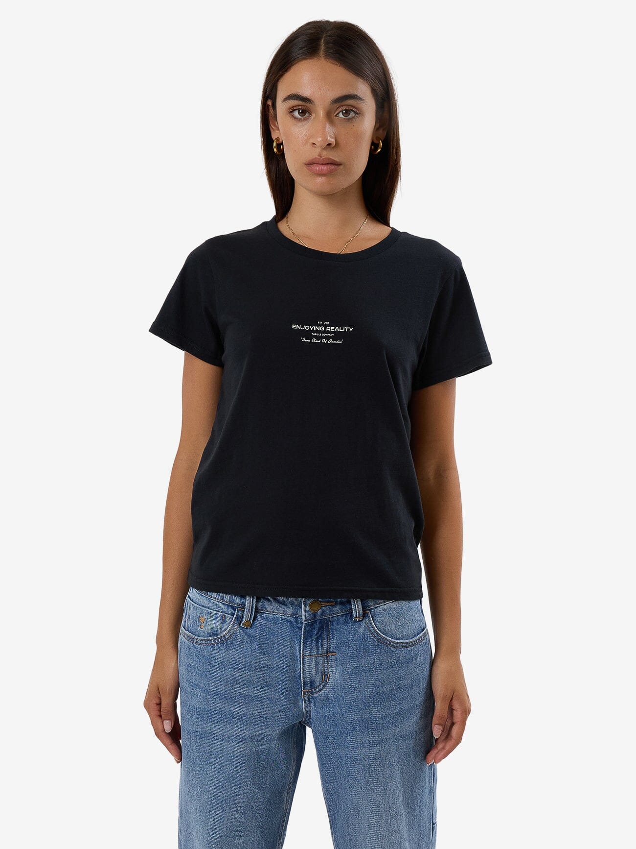 Acclaim Everyday Tee in Black | | Thrills Co.
