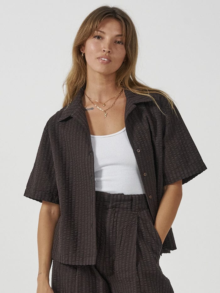 Paradise Code Bowling Shirt - Java | Thrills Co. | Thrills Co.