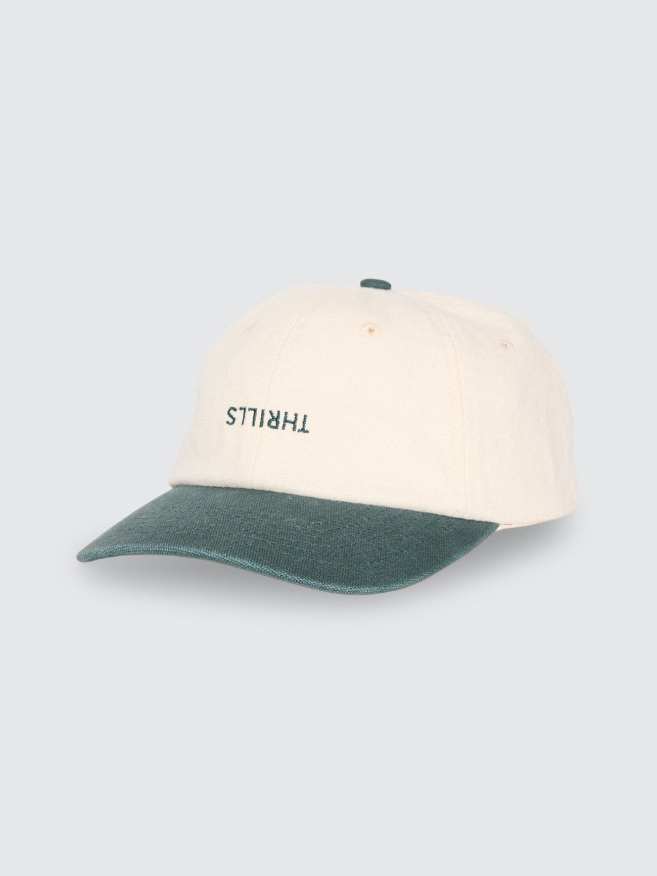 Minimal Thrills 6 Panel Cap - Deep Forest - Tofu | Thrills Co.