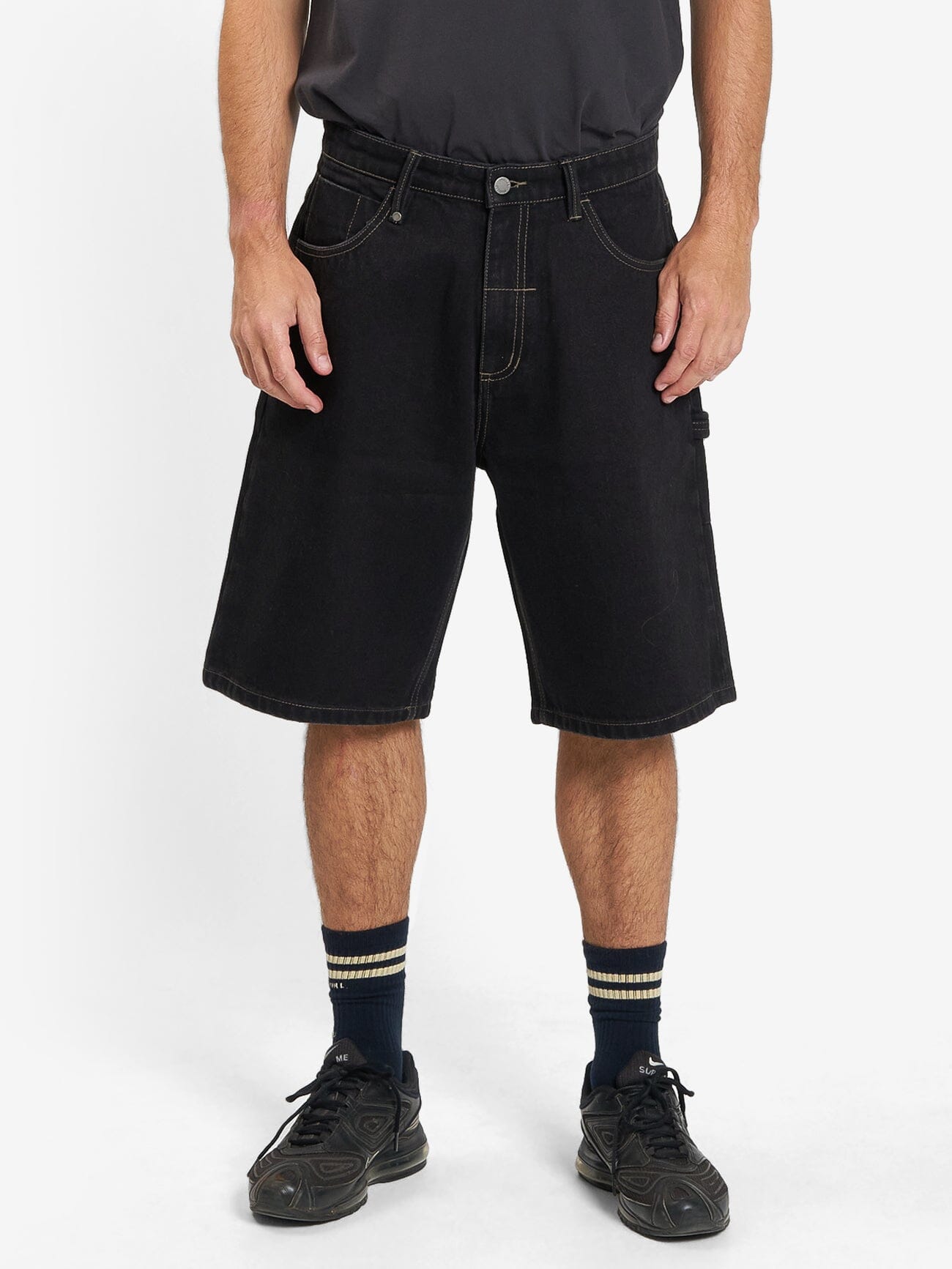 Big Slacker Denim Short - Black Rinse | Thrills Co. | Thrills Co.