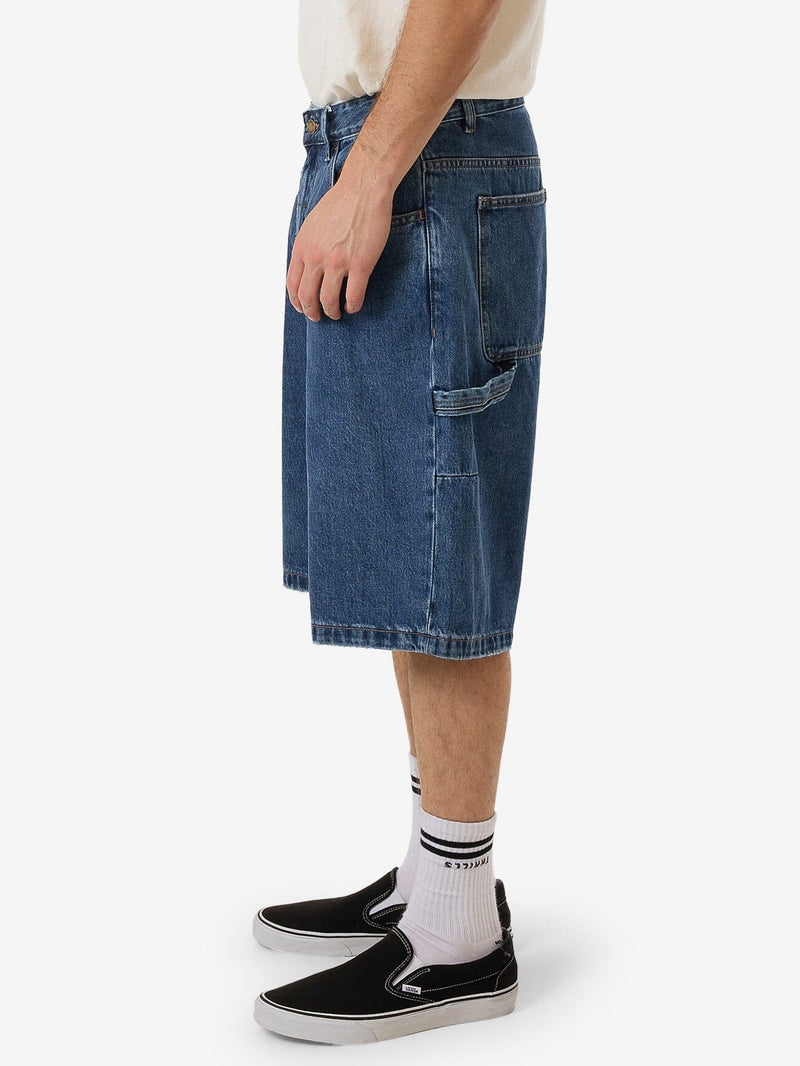 Big Slacker Lifted Embro Denim Short - Rinsed Blues | Thrills Co ...