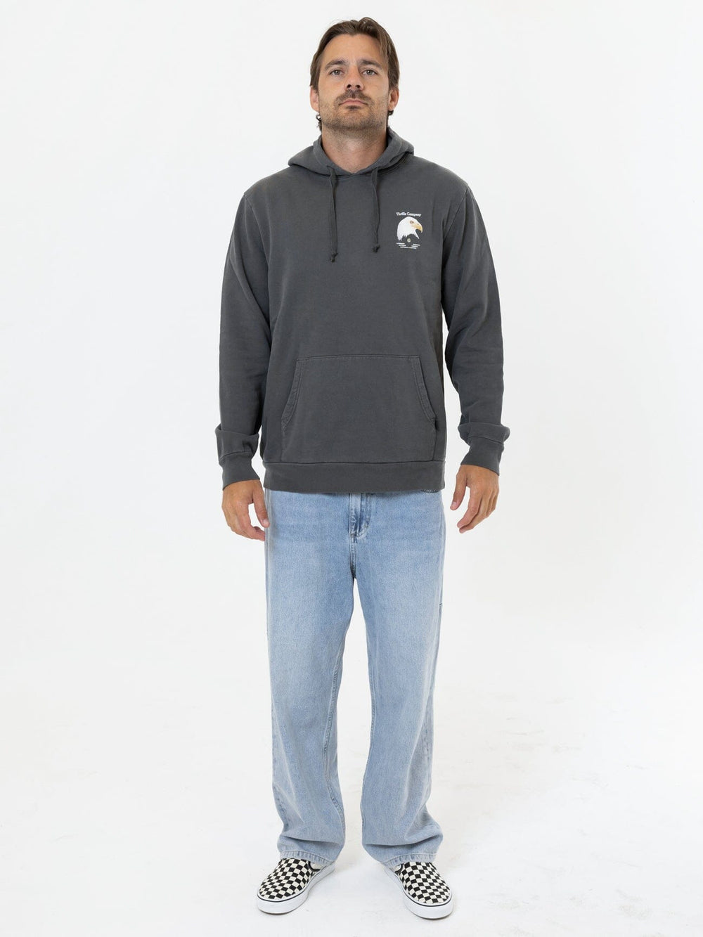 Exalted Existence Pull on Hood - Merch Black | Thrills Co. | Thrills Co.