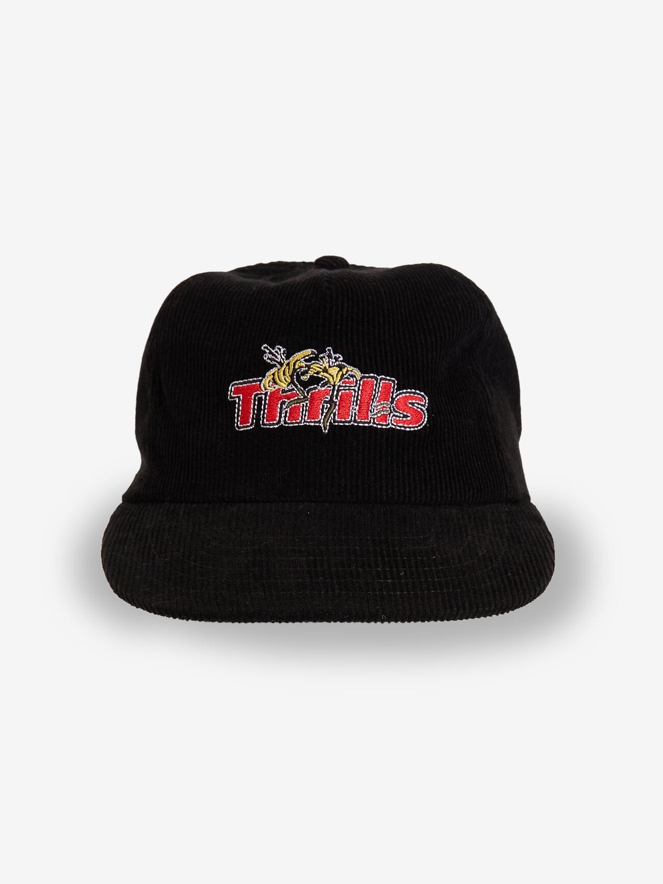 Solace Of Nature 5 Panel Cap in Black | Thrills Co.