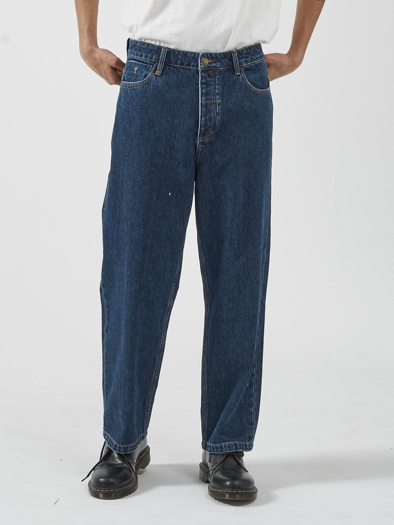 Big Slacker Denim Jean - Dark Rinse Blue | Thrills Co.