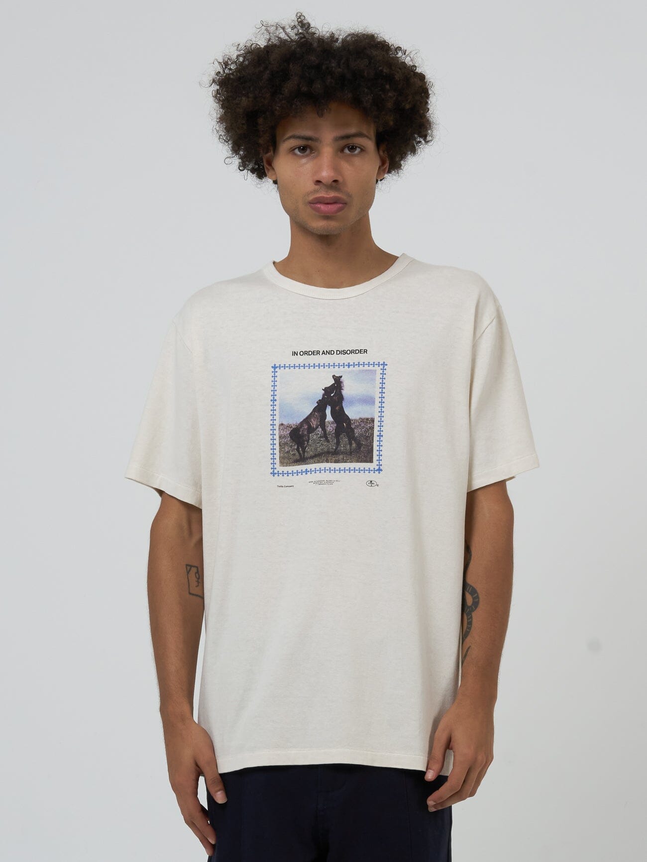 Hemp in Order and Disorder Merch Fit Tee - Heritage White | Thrills Co ...