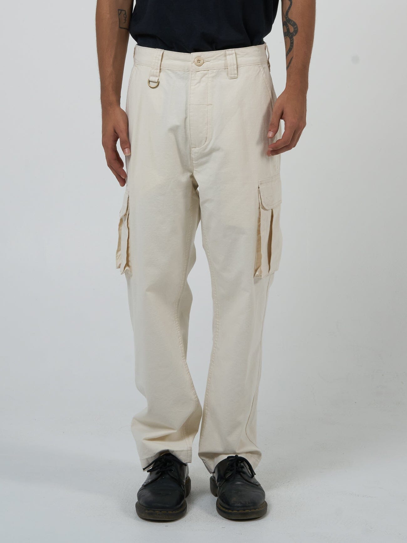 Slacker Union Cargo Pant - Heritage White | Thrills Co. | Thrills Co.