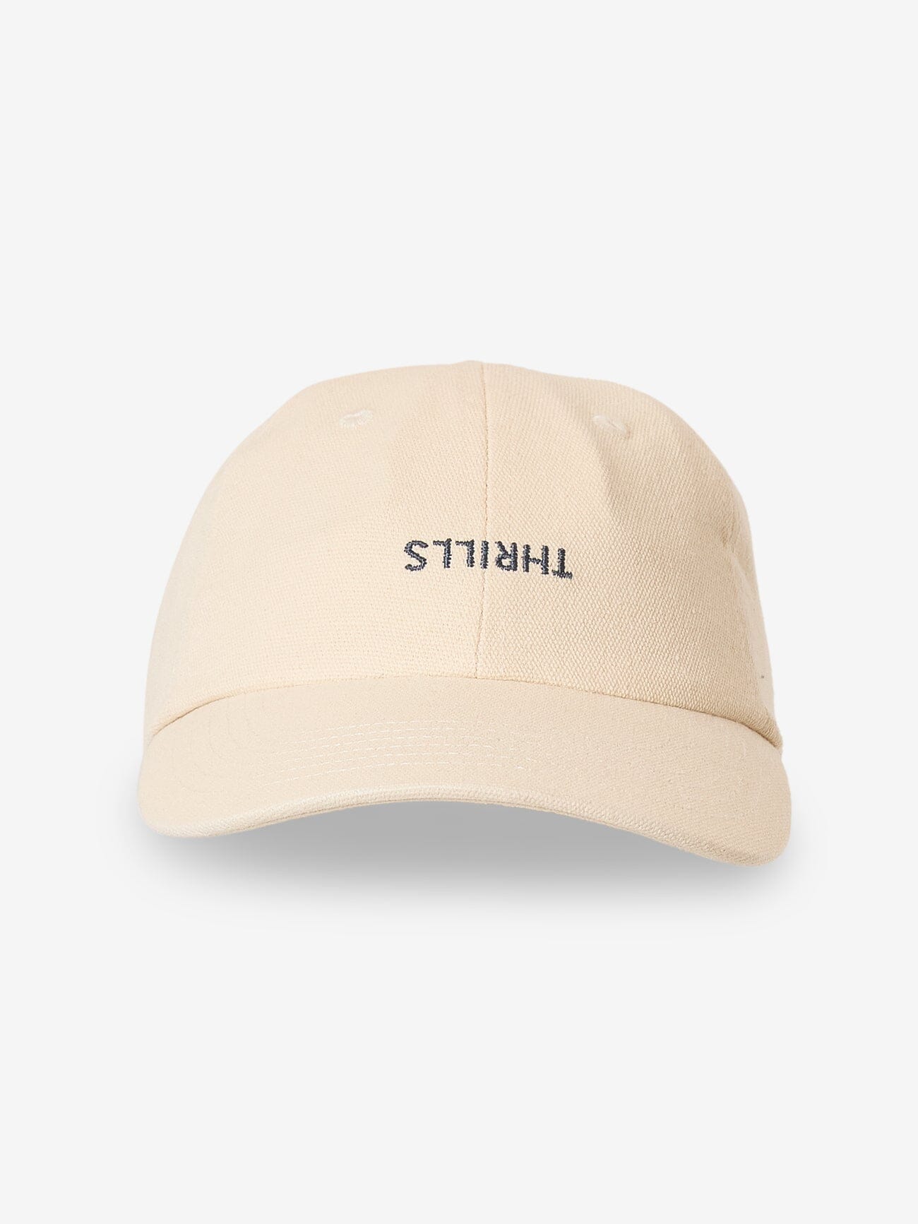 Minimal Thrills 6 Panel Cap in White | | Thrills Co.