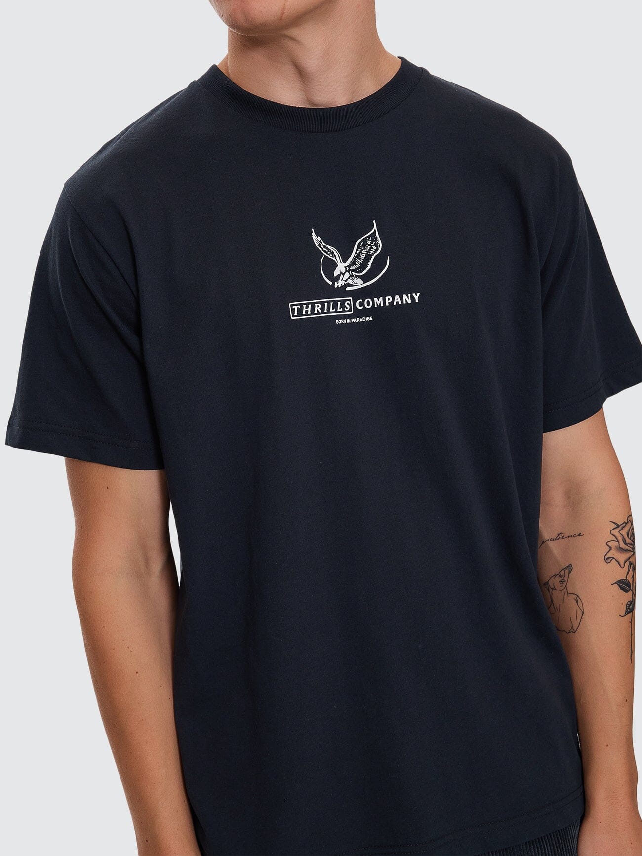 Glory Merch Fit Tee in Black | Thrills Co.