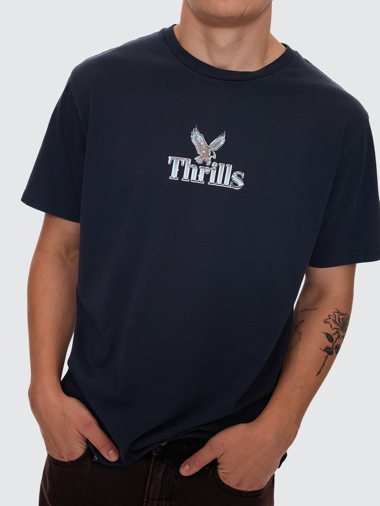 Strength & Glory Merch Fit Tee in Black | Thrills Co.