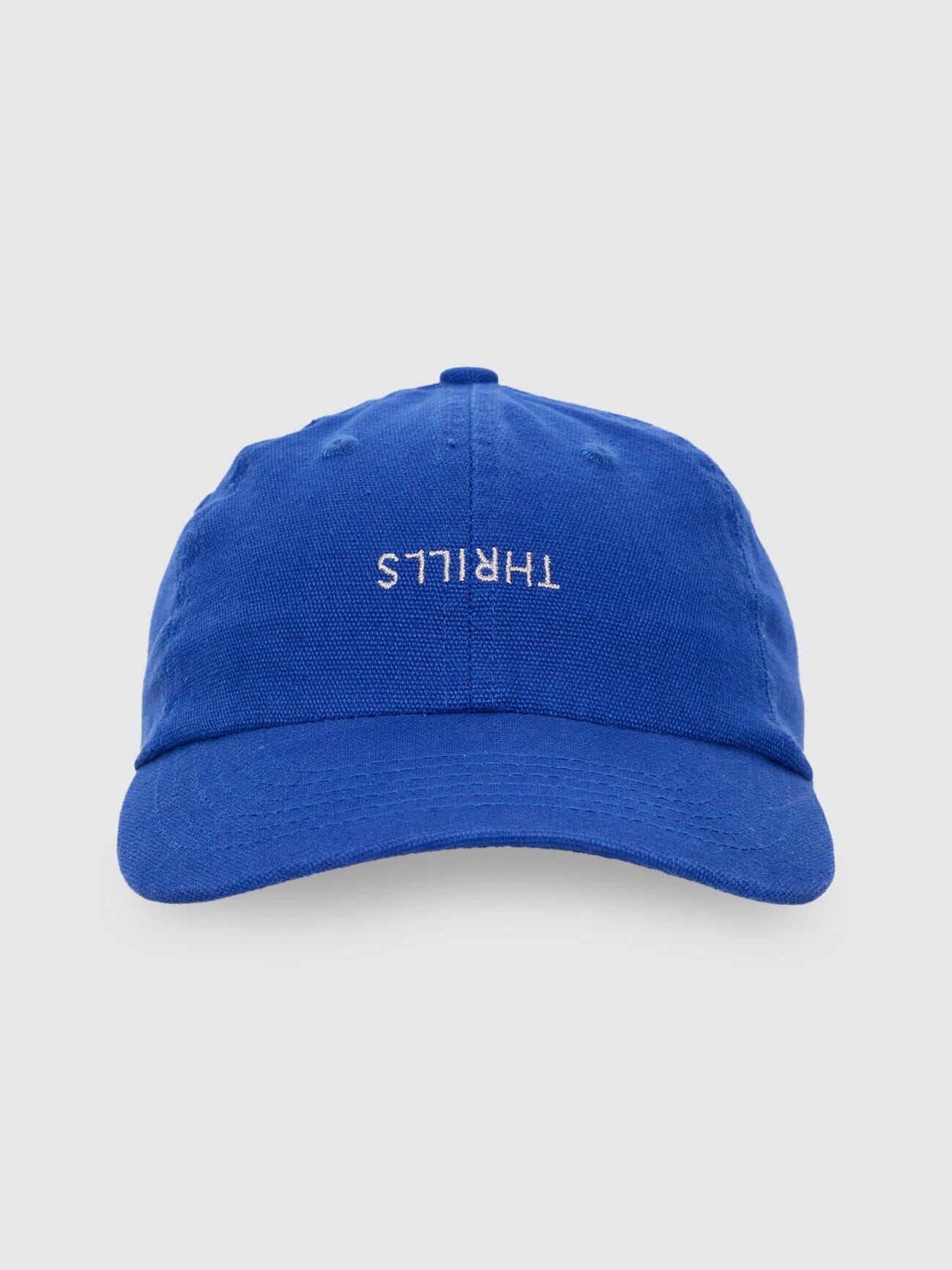 Minimal Thrills 6 Panel Cap in Blue | Thrills Co.