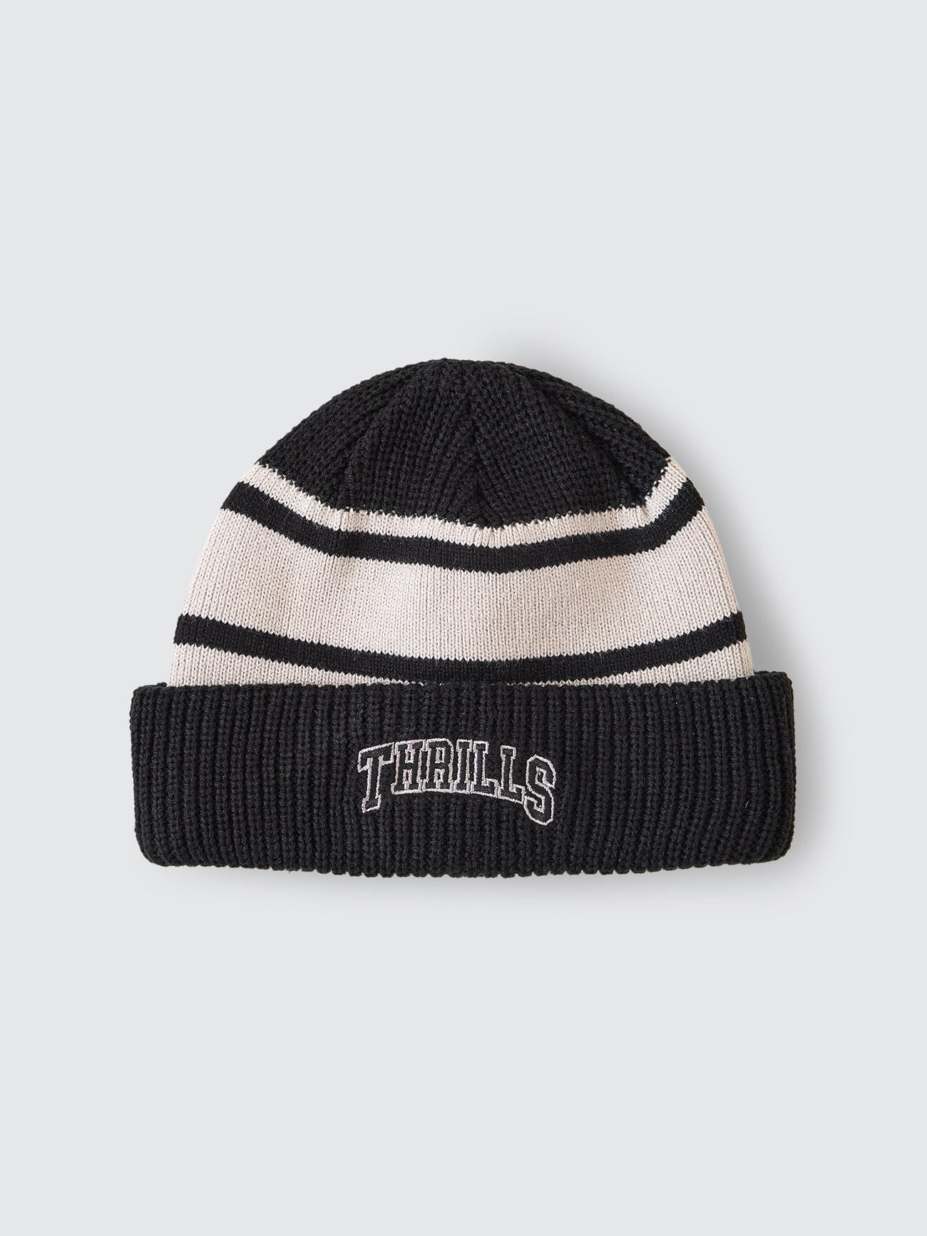 Legacy College Beanie in Black | Thrills Co.