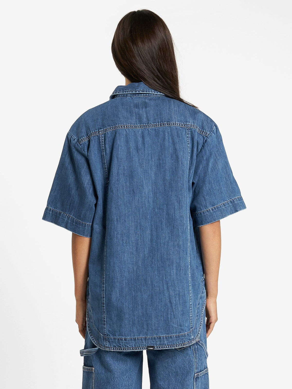 Louise Denim Shirt - Rinsed Blue | Thrills Co. | Thrills Co.