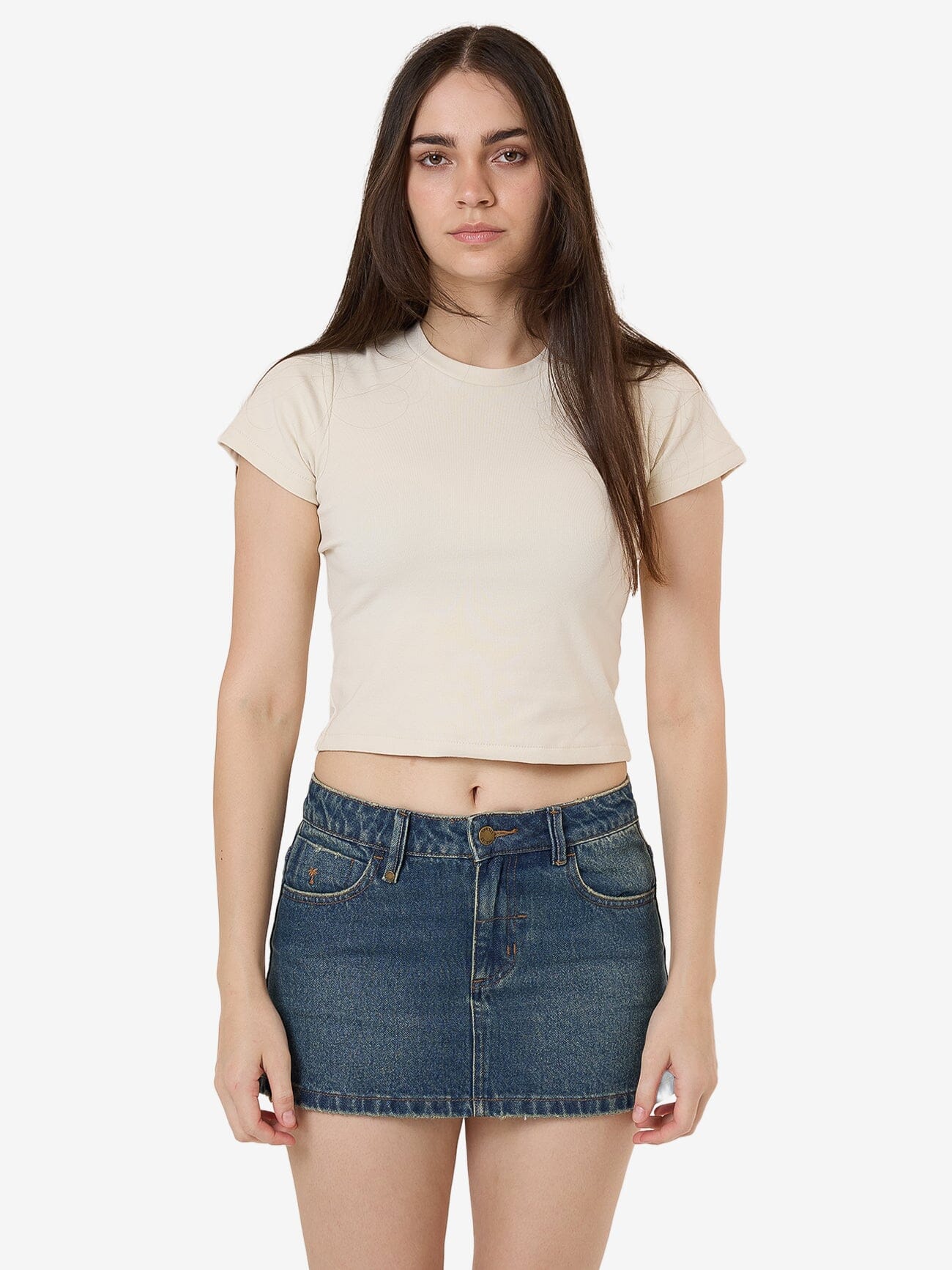 Minimal Thrills Mini Tee - Heritage White | Thrills Co.