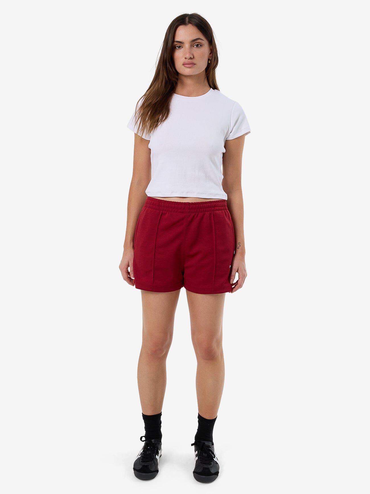 Arena Tricot Short Short - Cherry Red | Thrills Co.