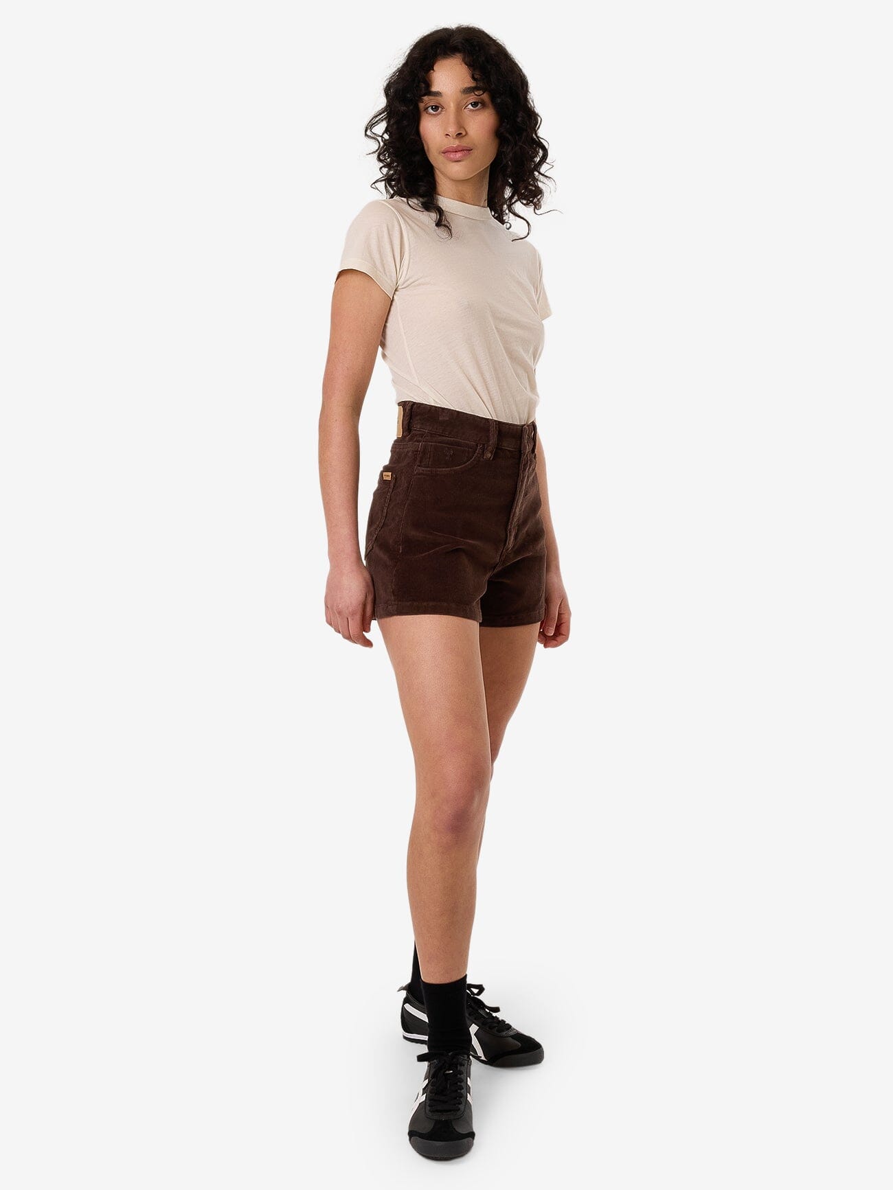 Erica Cord Short in Brown | Thrills Co.