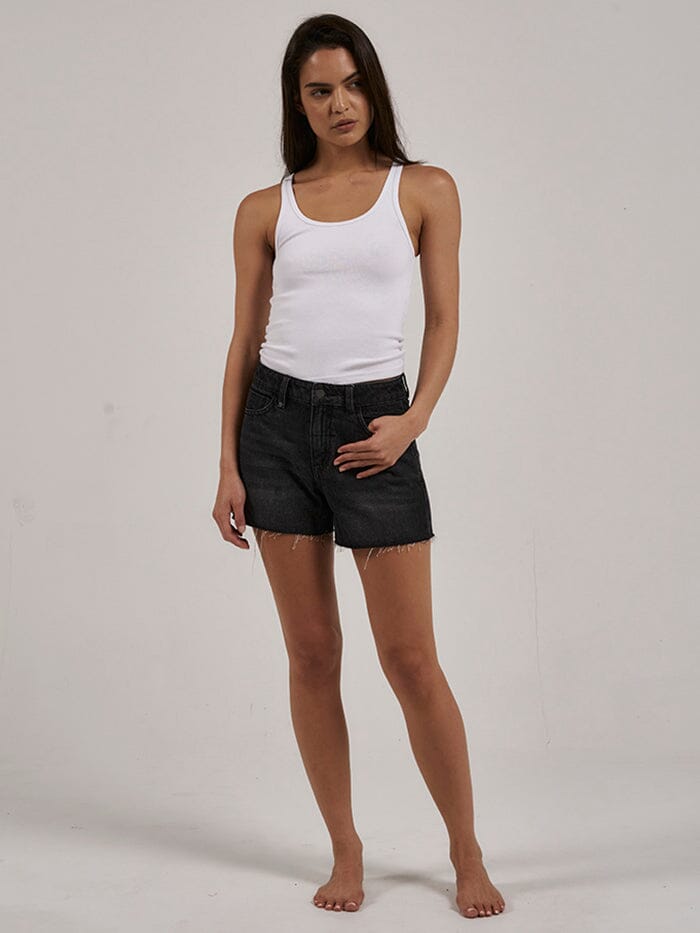 Erica Mid Rise Short - Smoke Black | Thrills Co. | Thrills Co.