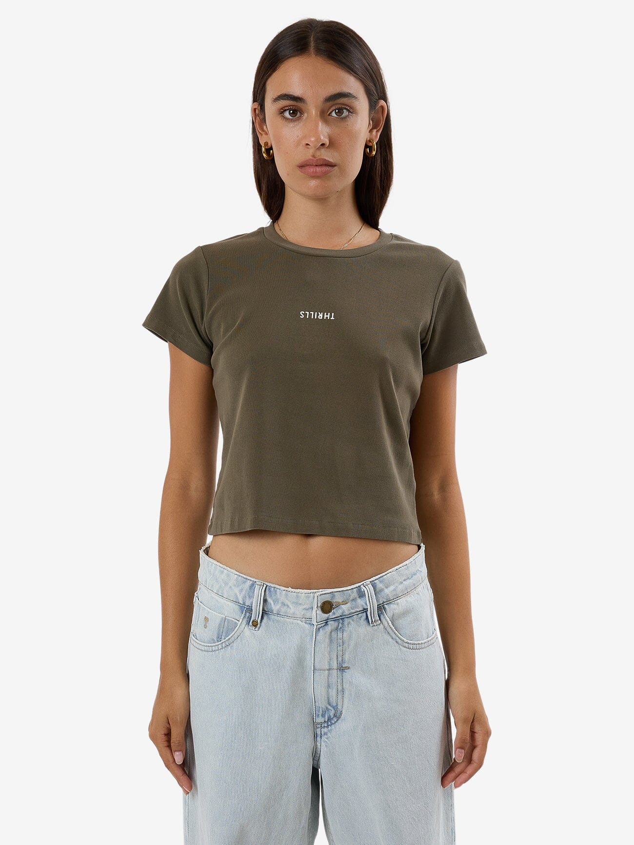 Minimal Thrills Mini Tee in Green | | Thrills Co.