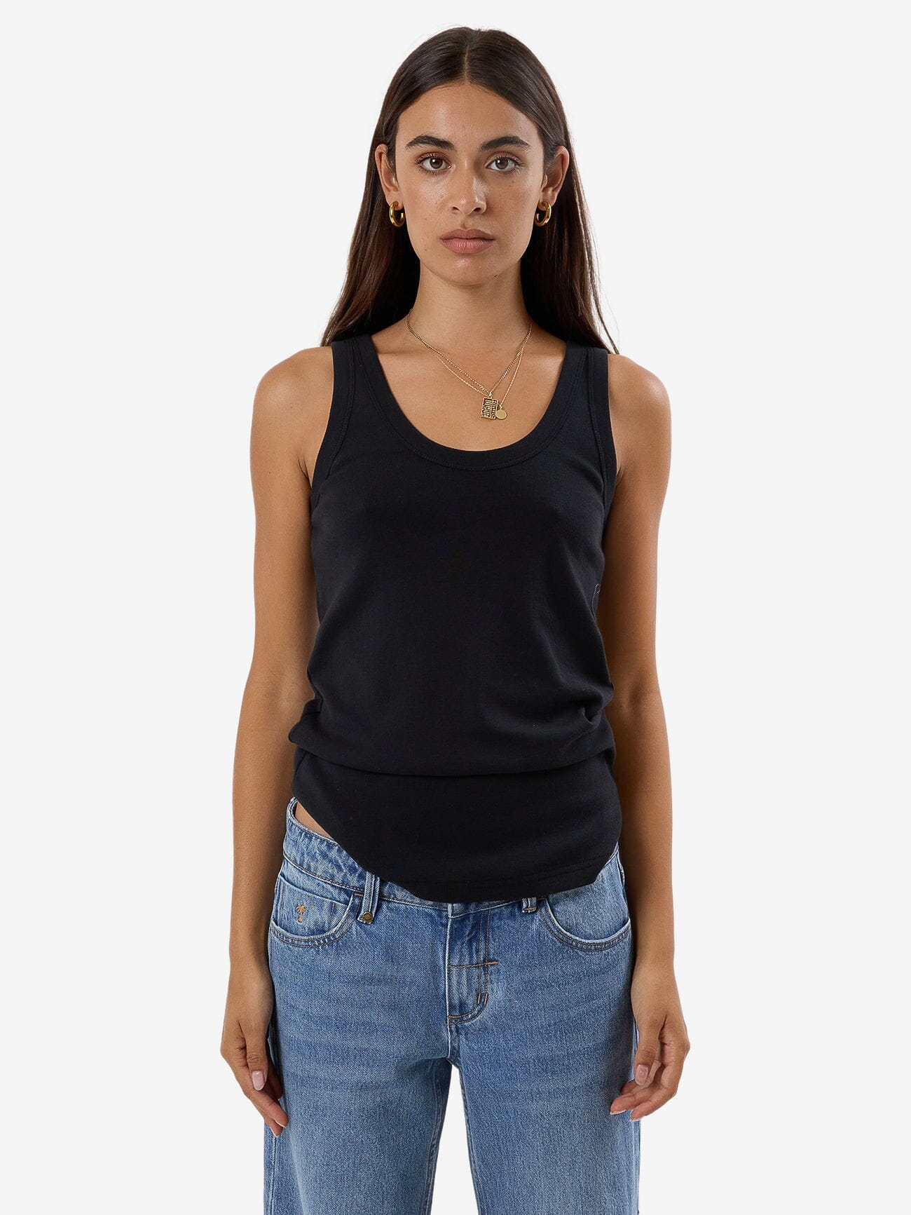 Fundamental U Tank in Black | | Thrills Co.