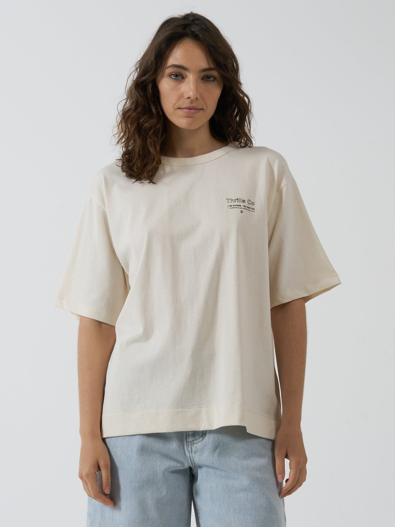 Thrills Coordinates Box Tee - Unbleached | Thrills Co. | Thrills Co.