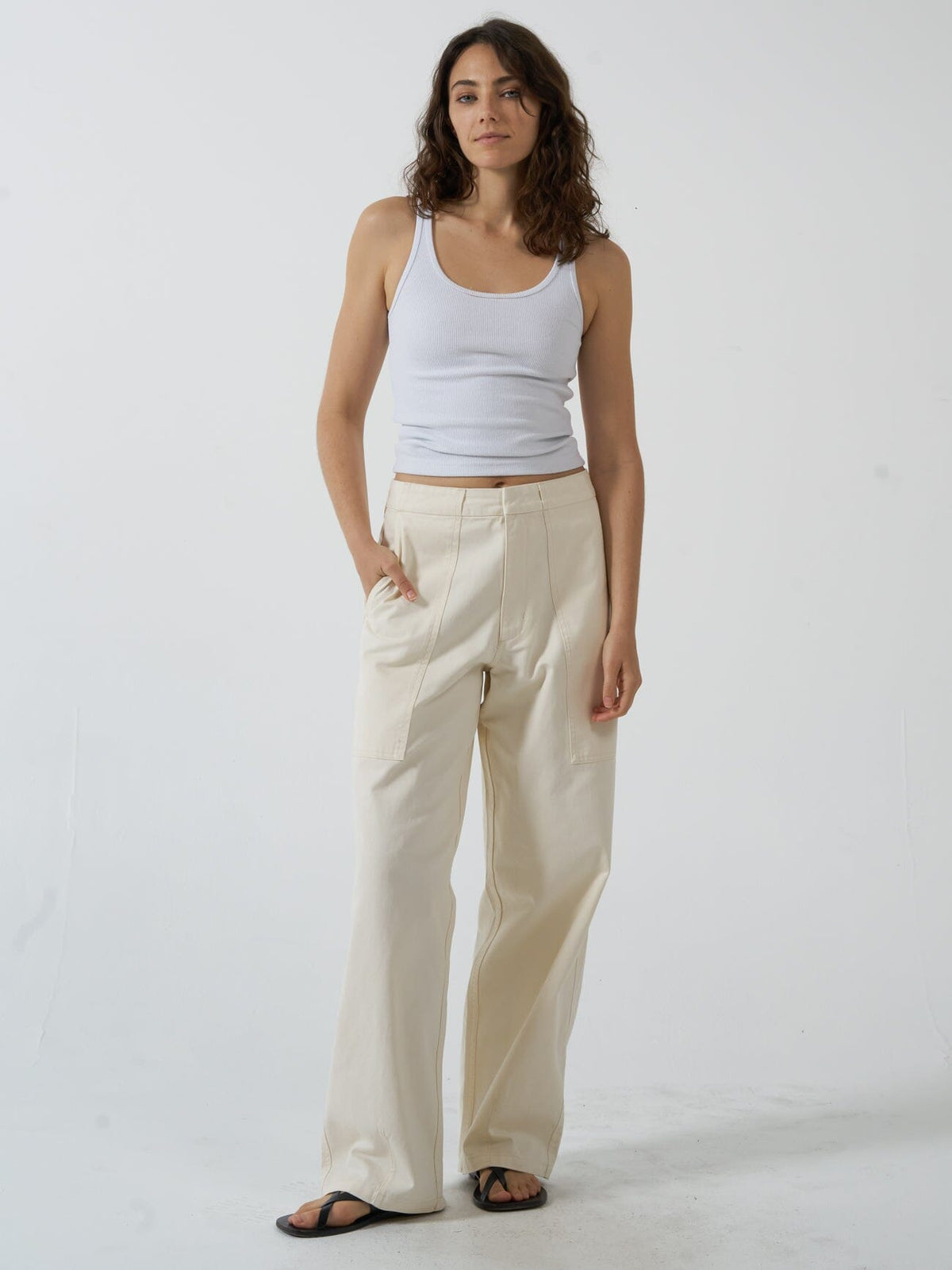 Mason Pant - Heritage White