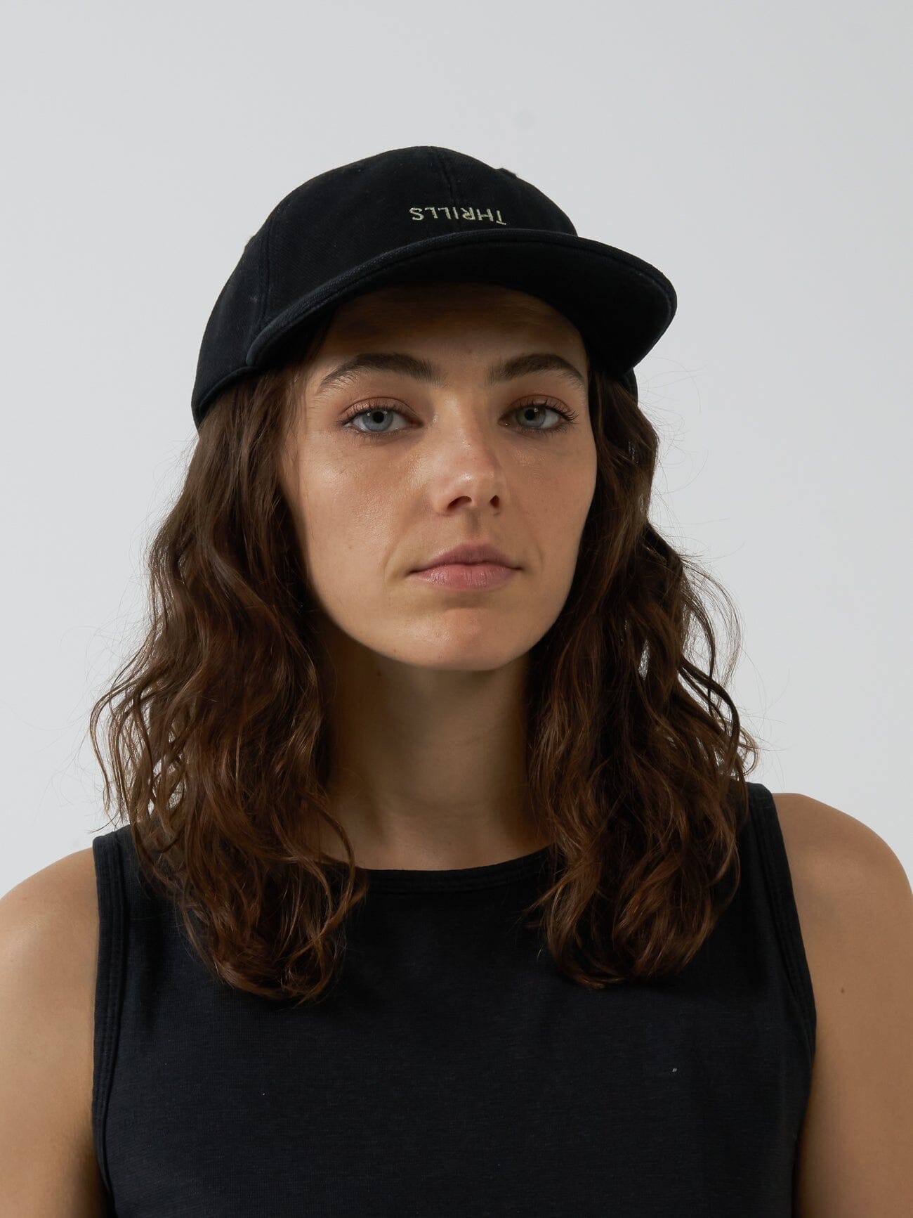 Minimal Thrills 6 Panel Cap - Merch Black | Thrills Co. | Thrills Co.