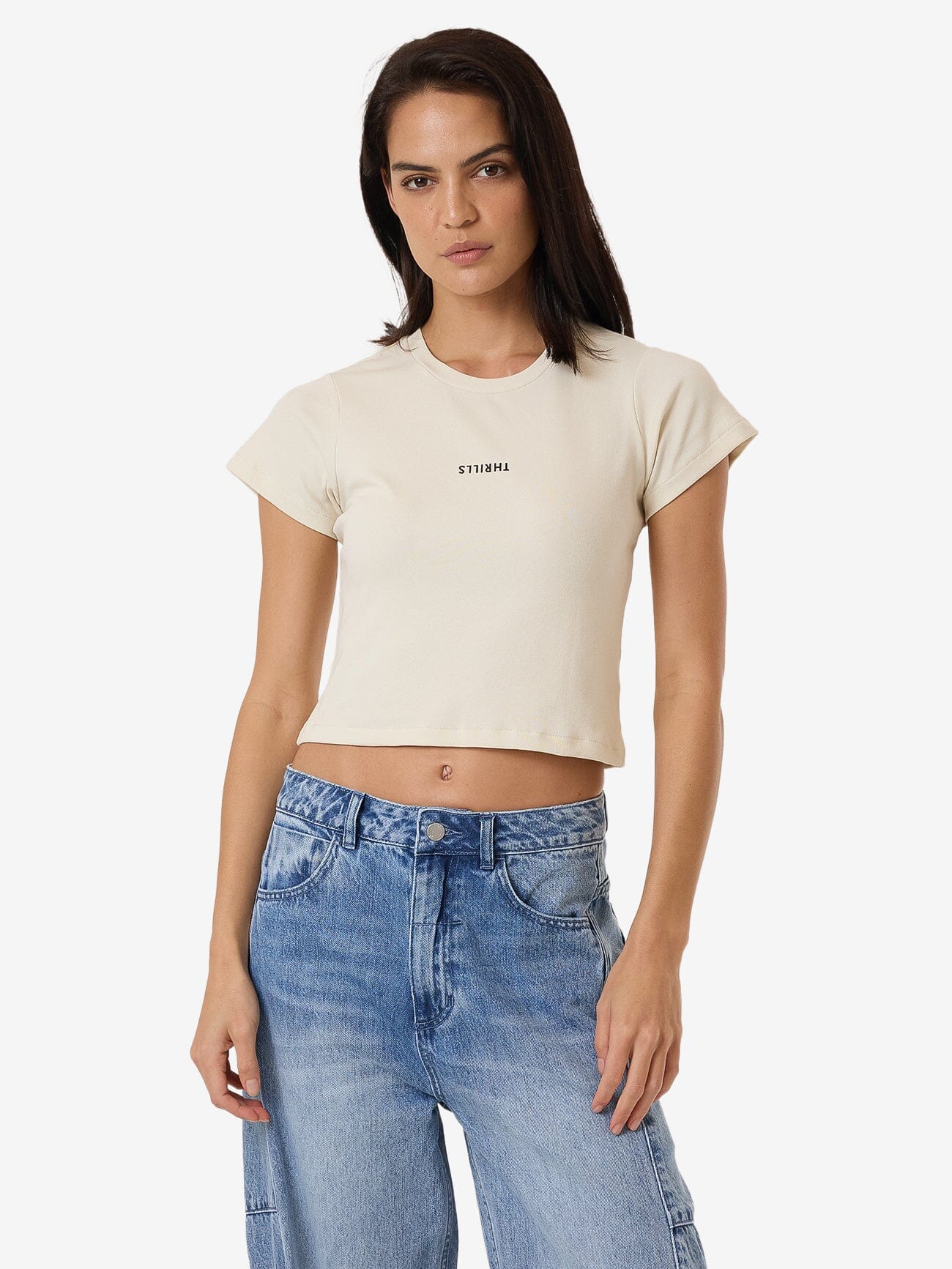 Minimal Thrills Mini Tee in White | | Thrills Co.