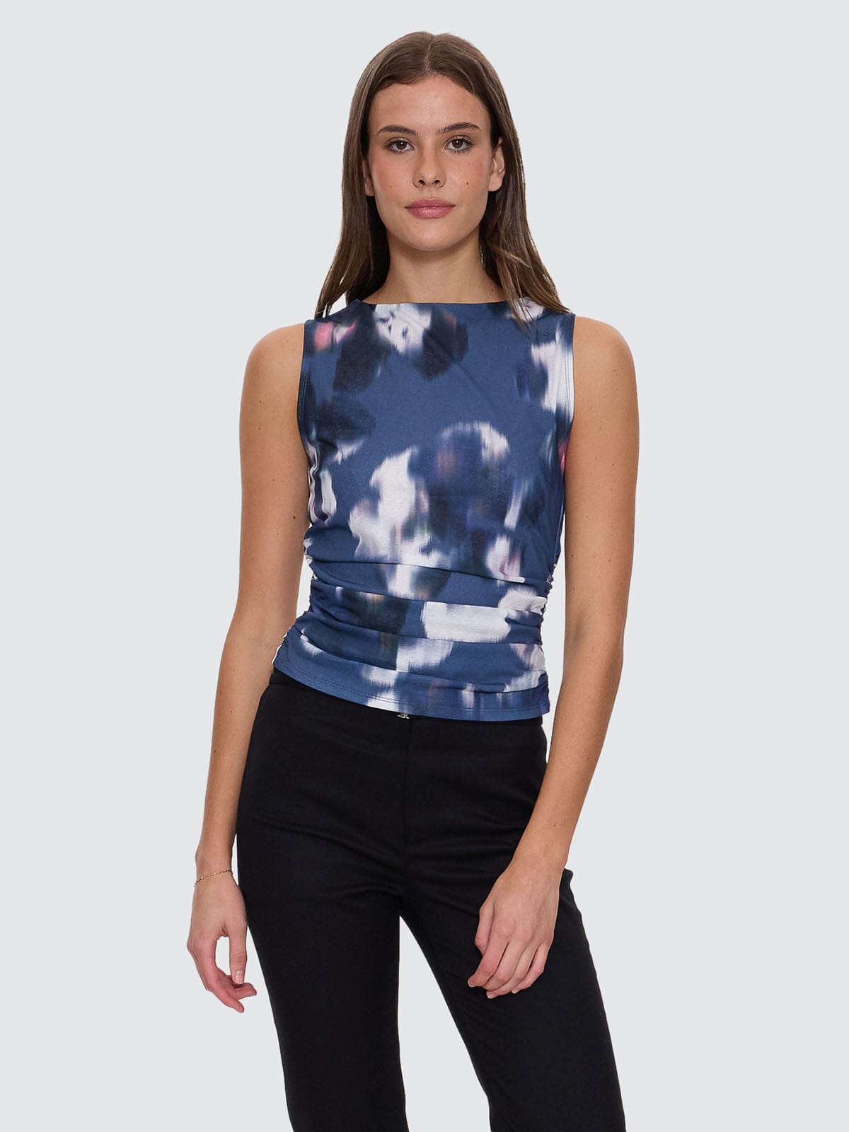 Cyber Bloom Tank in Purple | Thrills Co.