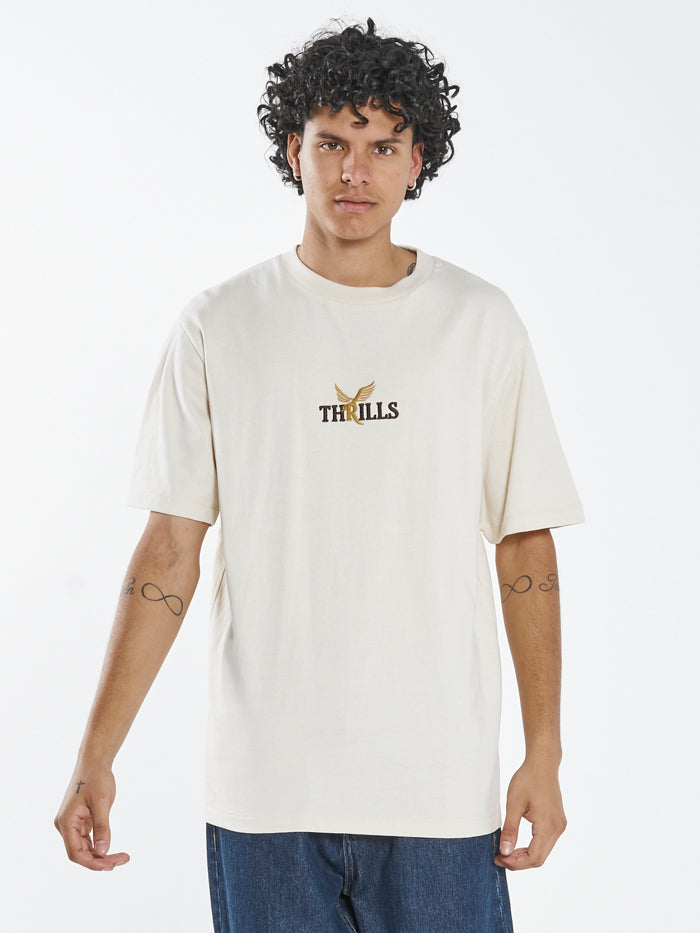 Golden Merch Fit Tee - Unbleached | Thrills Co. | Thrills Co.