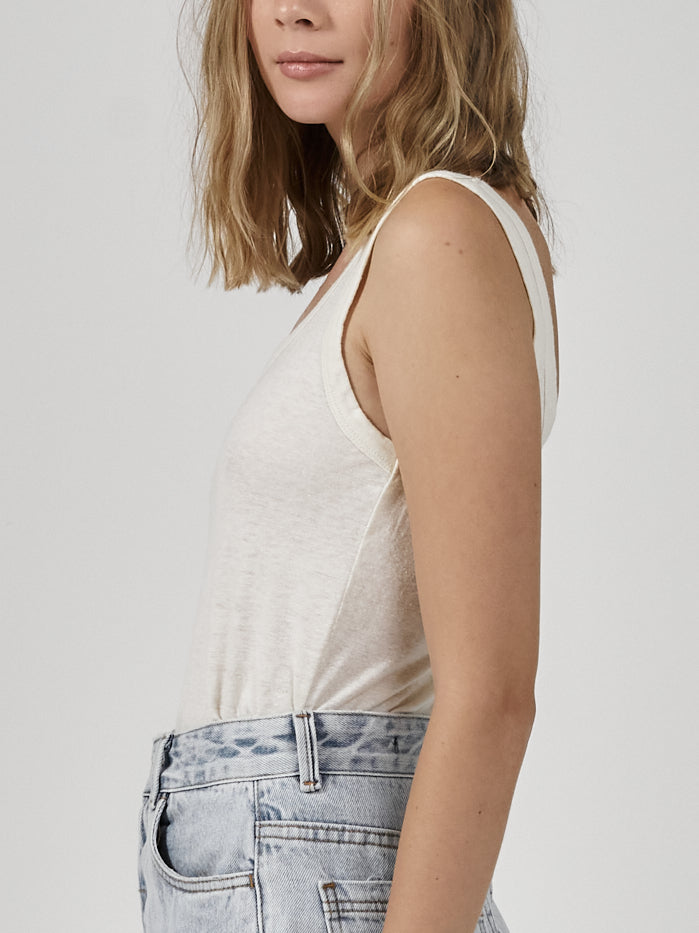Enlightenment Embro Hemp Retro Tank - Tofu – THRILLS CO